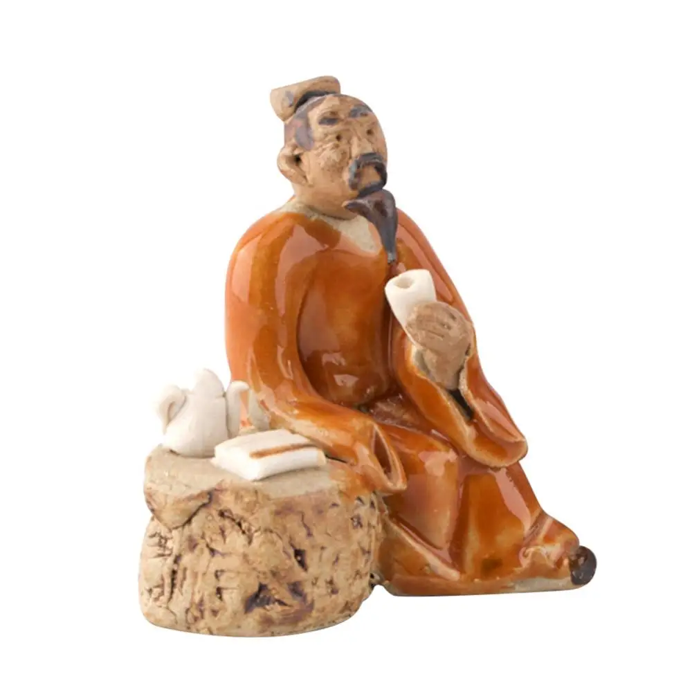 Cute Miniature Ceramic Figurine for Dollhouse Decor - Bonsai Rockery ...