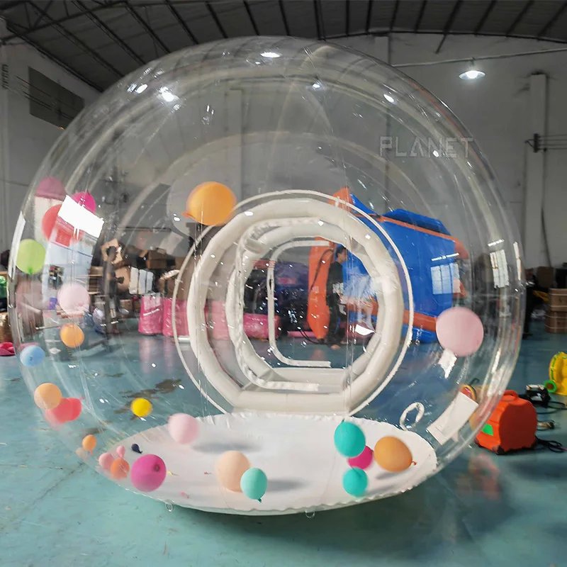 Kids Fun Commercial PVC Crystal Igloo Balloon Tent