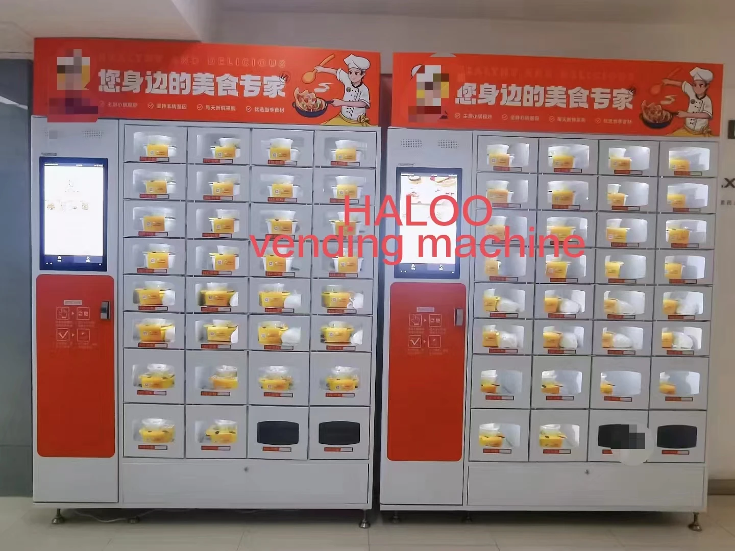 Haloo Vending Machine Supplier - Hot Food Locker Solutions