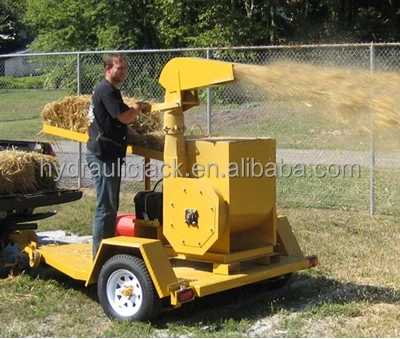 Towable Straw Chopper A Continuous Feed Of Bales Unbroken Application ...