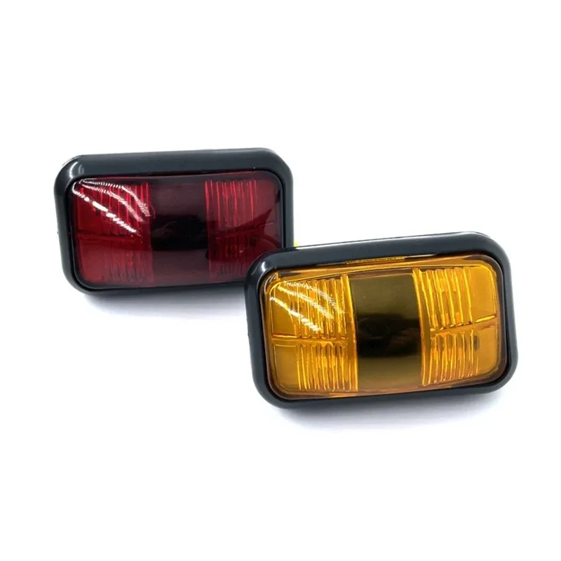 New 12-24v Red Yellow 6led Australian Car Truck Side Strobe Warning ...
