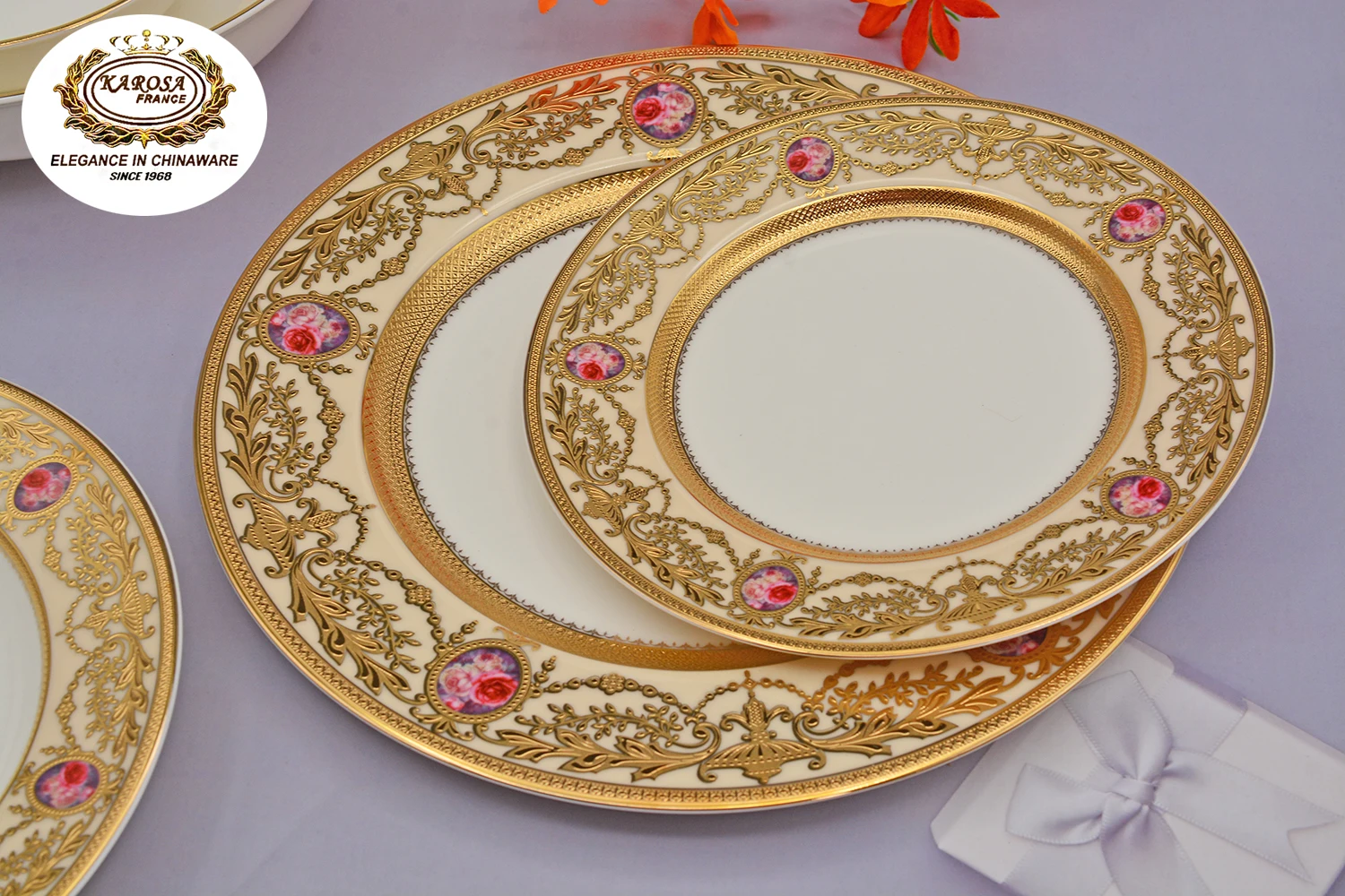 Luxury 98pcs Fine Bone China Dinnerware Set for Weddings & Home, Eco ...