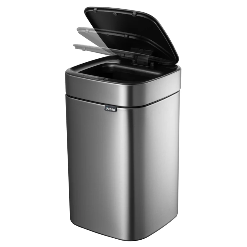 8L Sensor Stainless Steel Trash Bin - Modern & Durable