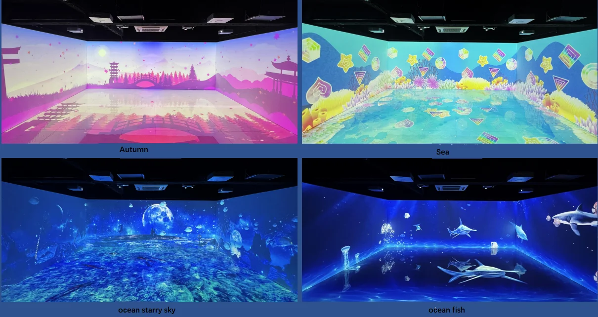 Laser Immersive Space 3d Holographic Display Projector Interact