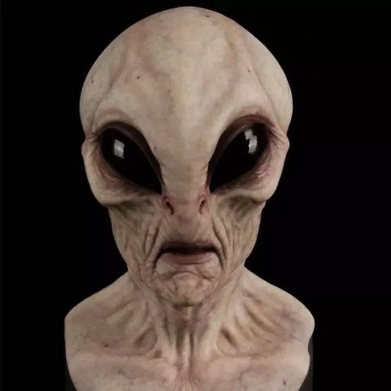 Halloween Alien Mask, Horror Latex Mask, Halloween Costume Party Props ...