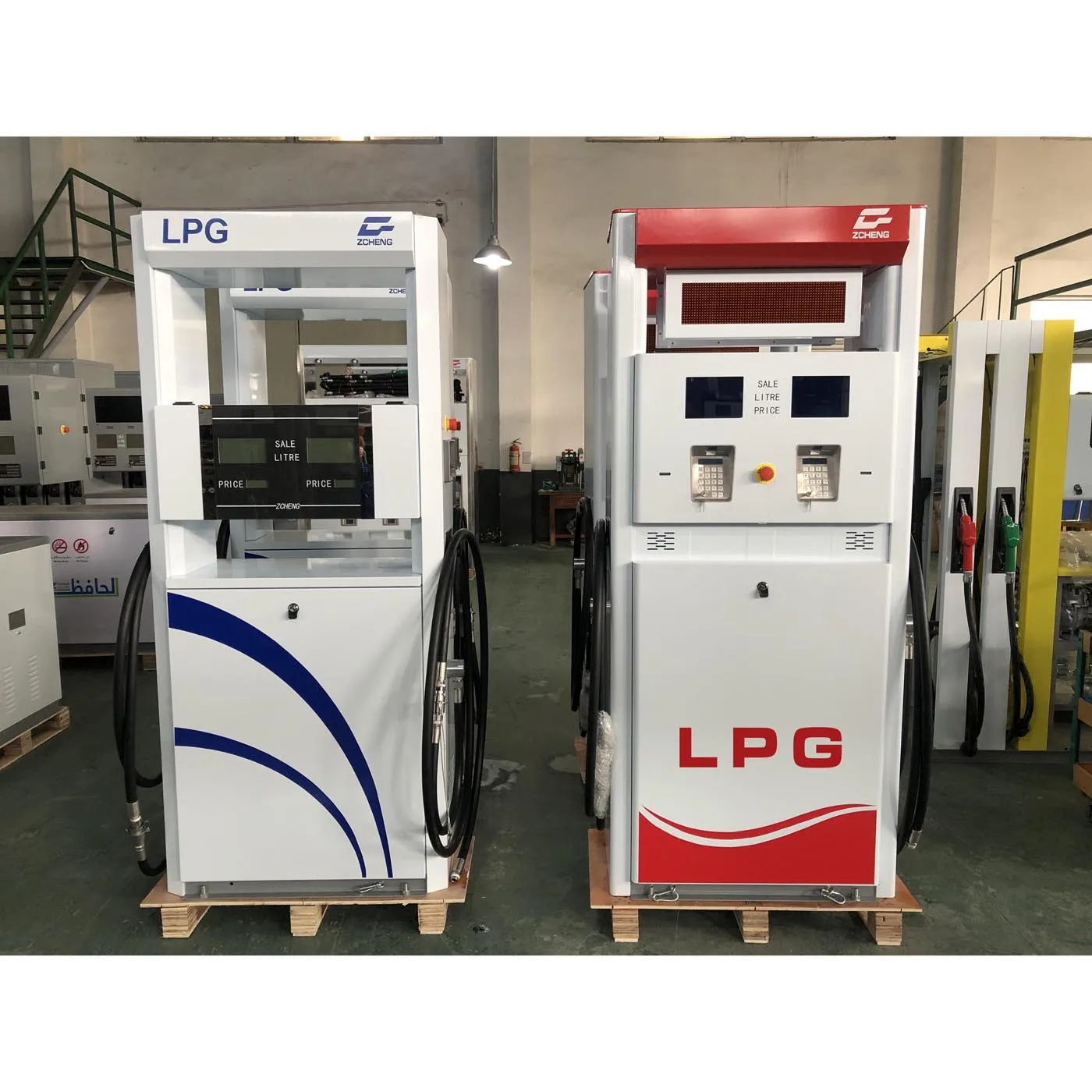 LPG Gas Station Machine LPG Flow Meter and Separator Double Nozzles for ...