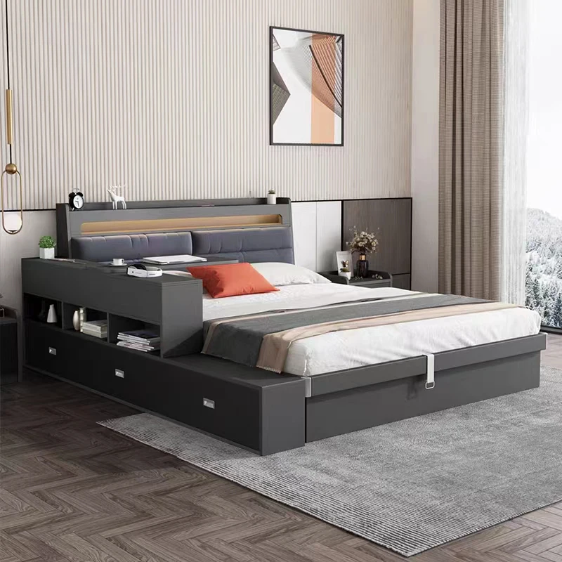 High Quality King Size Modern Queen Double Tatami Designs Frame ...