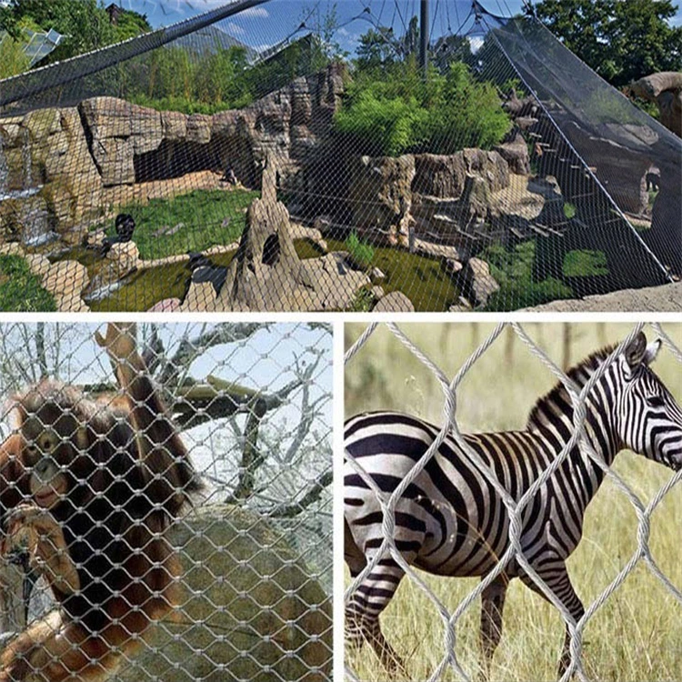 Stainless Steel Cable Wire Rope Mesh for Aviary Fencing