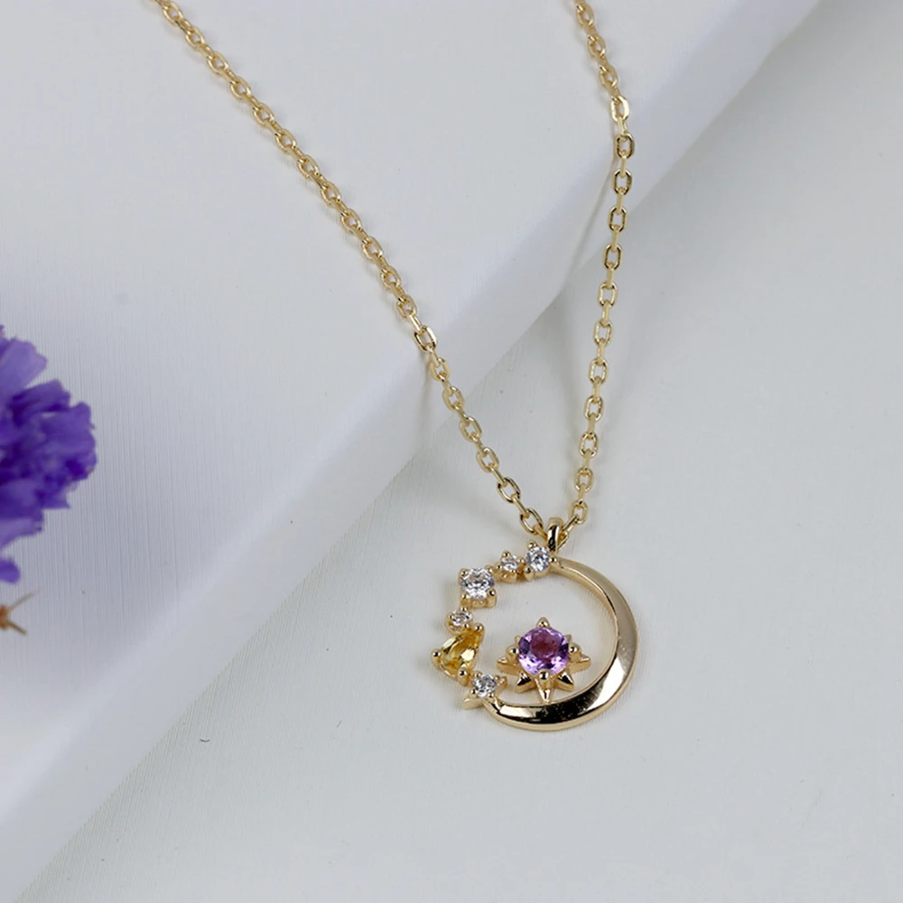 Joacii Jewelry 925 Sterling Silver 14k Gold Plated Gemstone Series ...