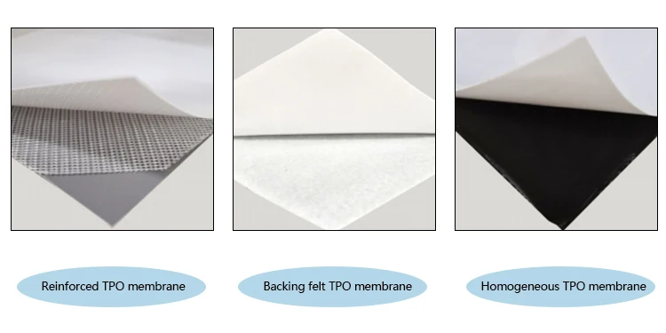60 Mil High Polymer Tpo Waterproof Membrane For Roofing - Buy Tpo ...