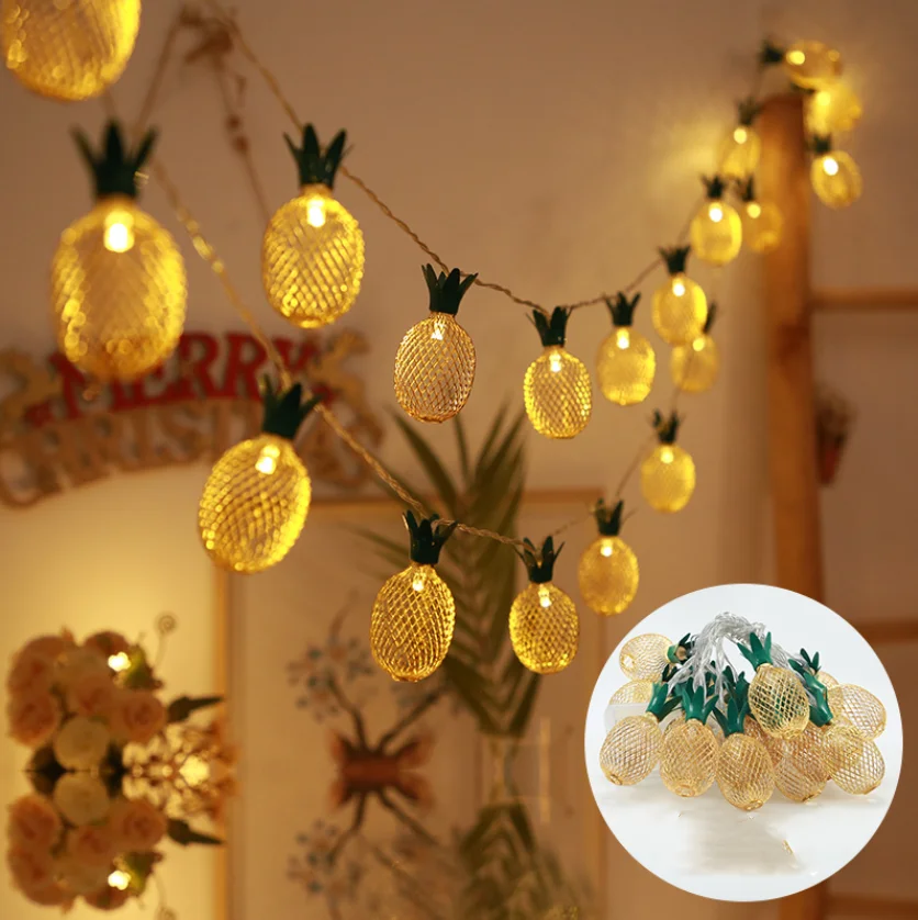 3m Metal Room Garden Party Wedding Lights Outdoor Battery Operated Christmas Room Decorative ...
