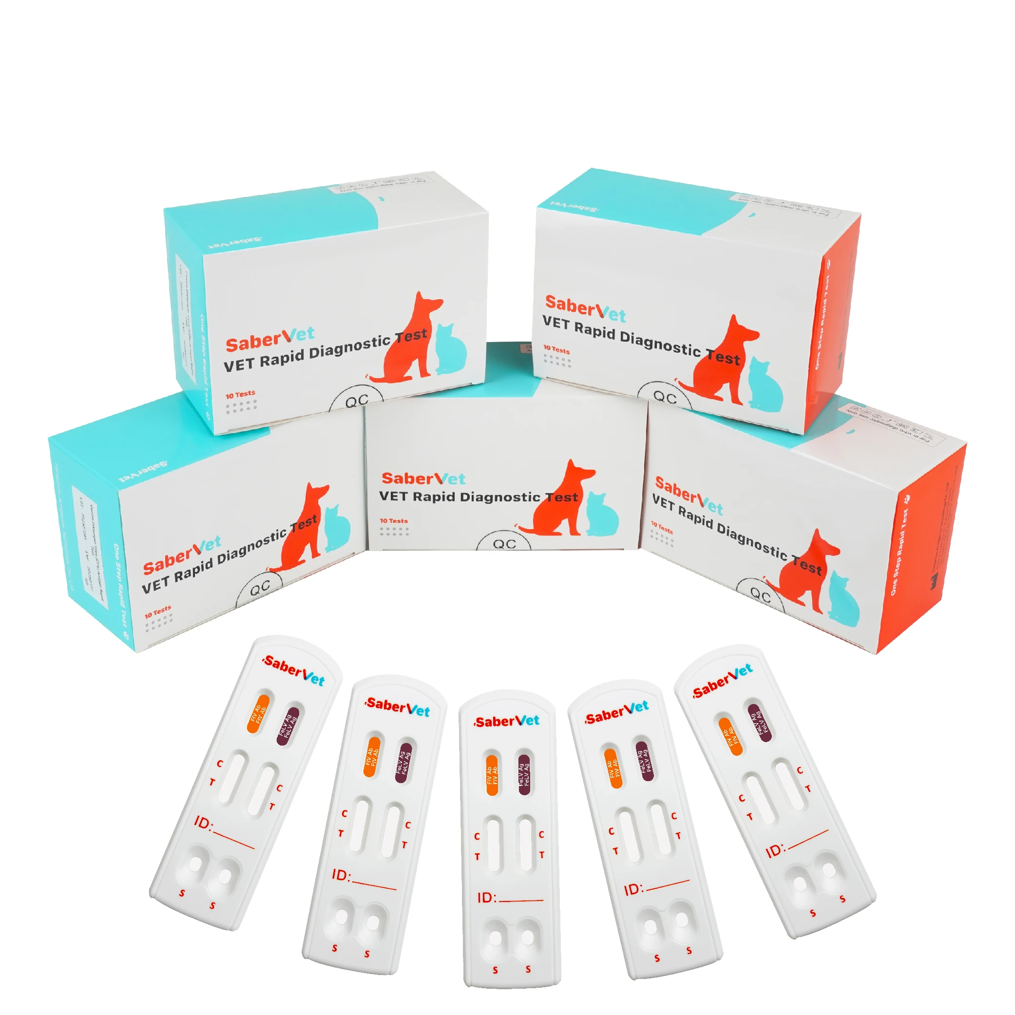 Veterinary tested kit diagnostic Feline Immunodeficiency Virus Antibody ...