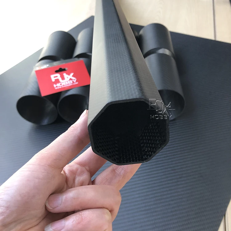 RJX Drone Pipe High Strength UAV Arm Octagonal Carbon Fiber Tube ...
