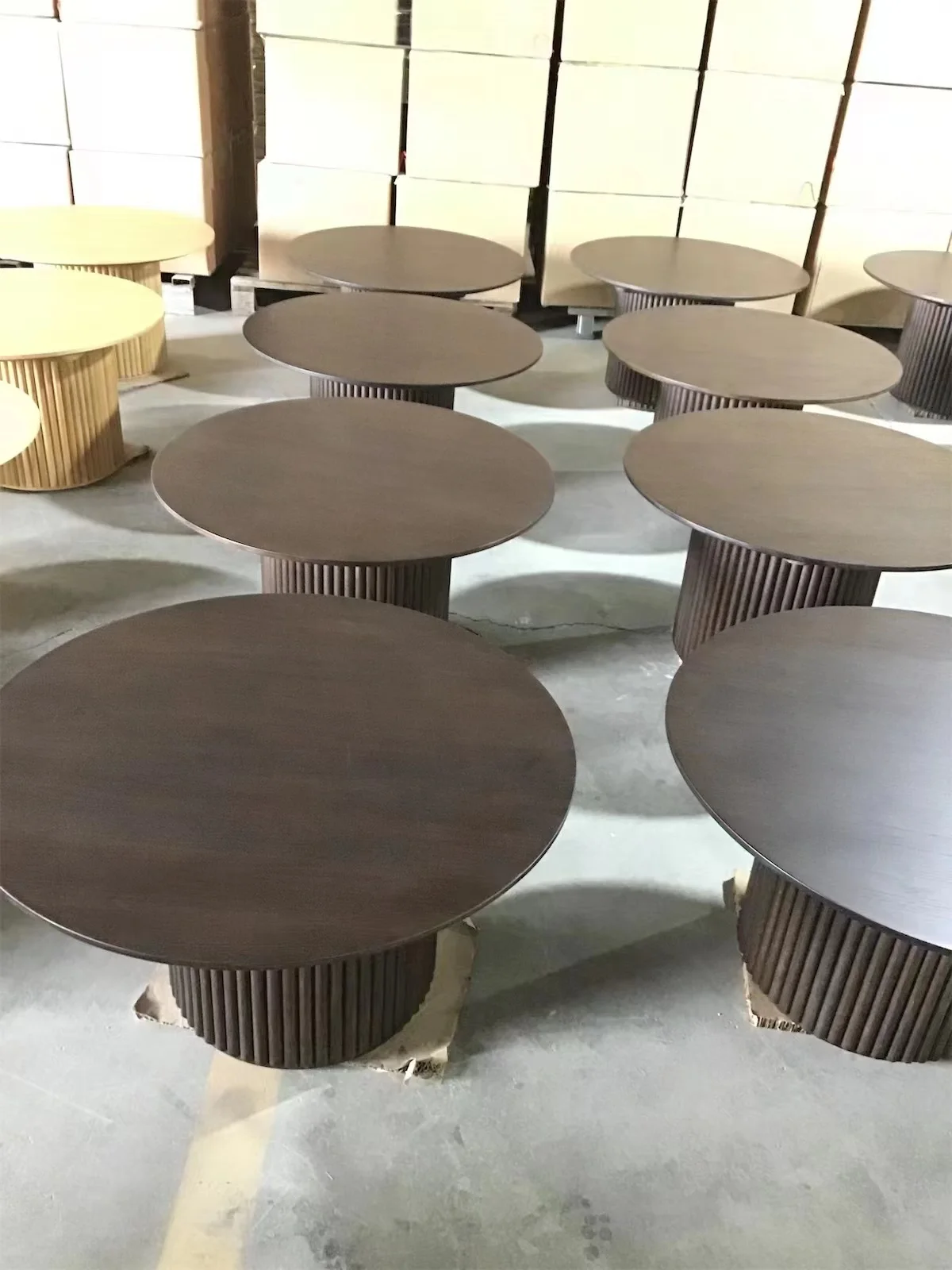 Oem Odm Factory Customized Color Modern Solid Wood Living Room Slatted ...