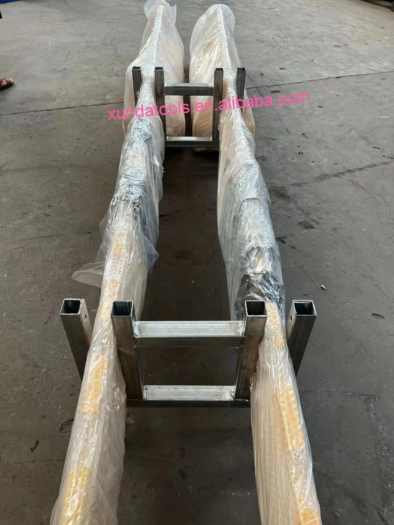 Sande Sale Stone Slab Handler Solutions Double Forklift Boom Container ...