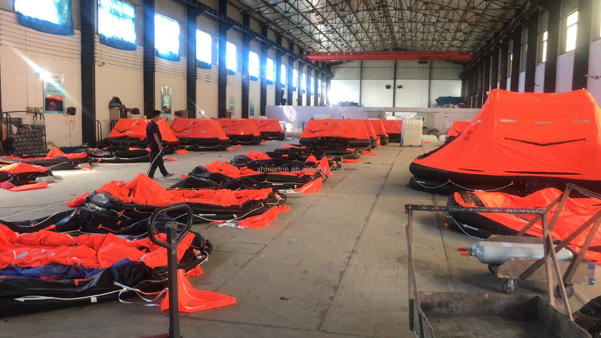 Solas Approval D Type Inflatable Life Boat 6-125 Persons Emergency Life ...