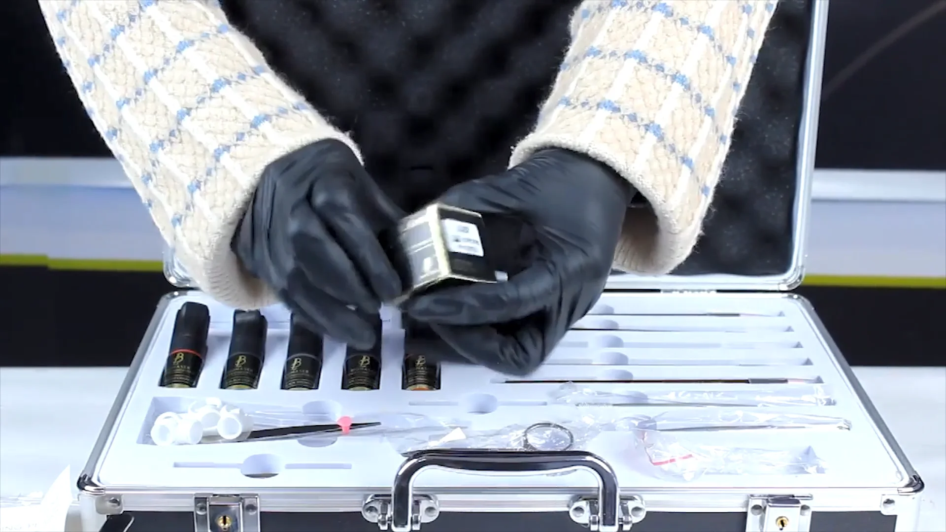 Professional Permanent Makeup Microblade Biomaser Eyebrows Tattoo Kit ...