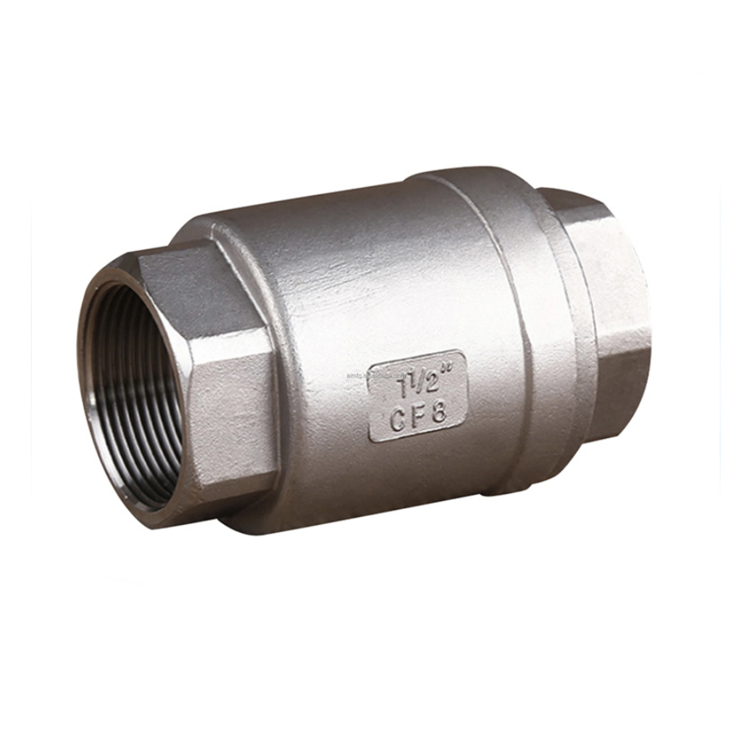 Stainless Steel Spring Loaded Check Valve High Pressure Water One Way ...
