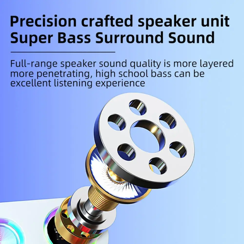 S20 Audio Sound Board Power Display Full-range Dual Speakers Bt ...