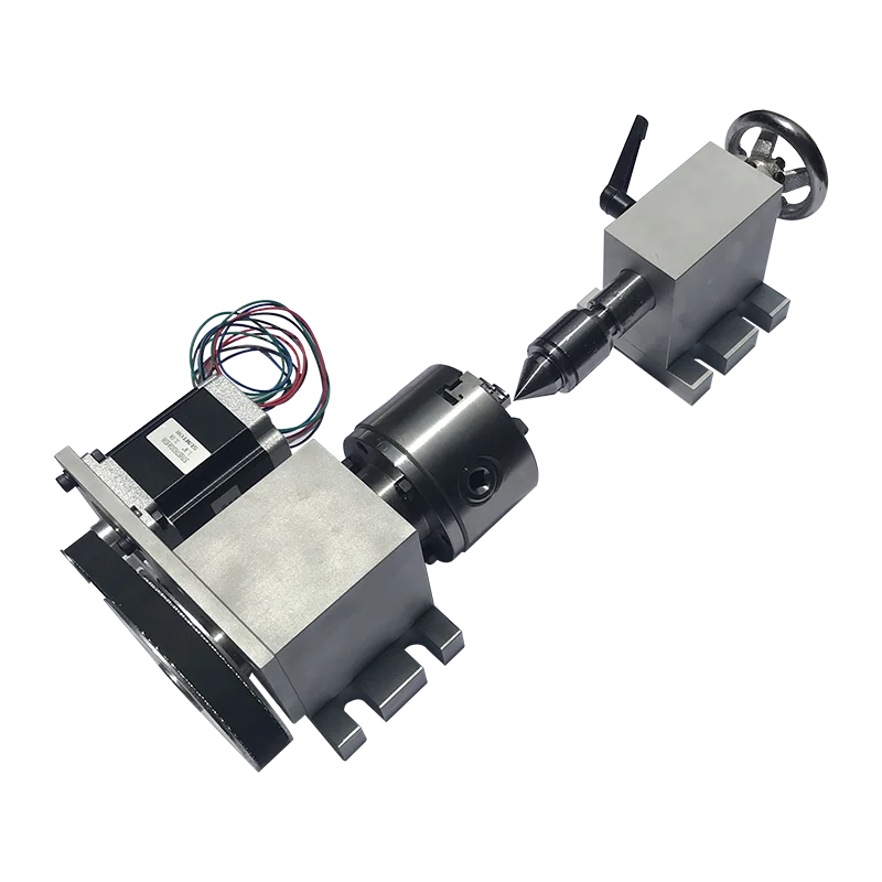 4th Axis Rotary Table Cnc 4th Axis 3 Jaw Chuck 80mm Rotary Axis ...