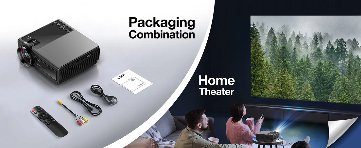 Smart Wifi 4k Proyector Full Hd Wireless Bt Home Theater Mini ...