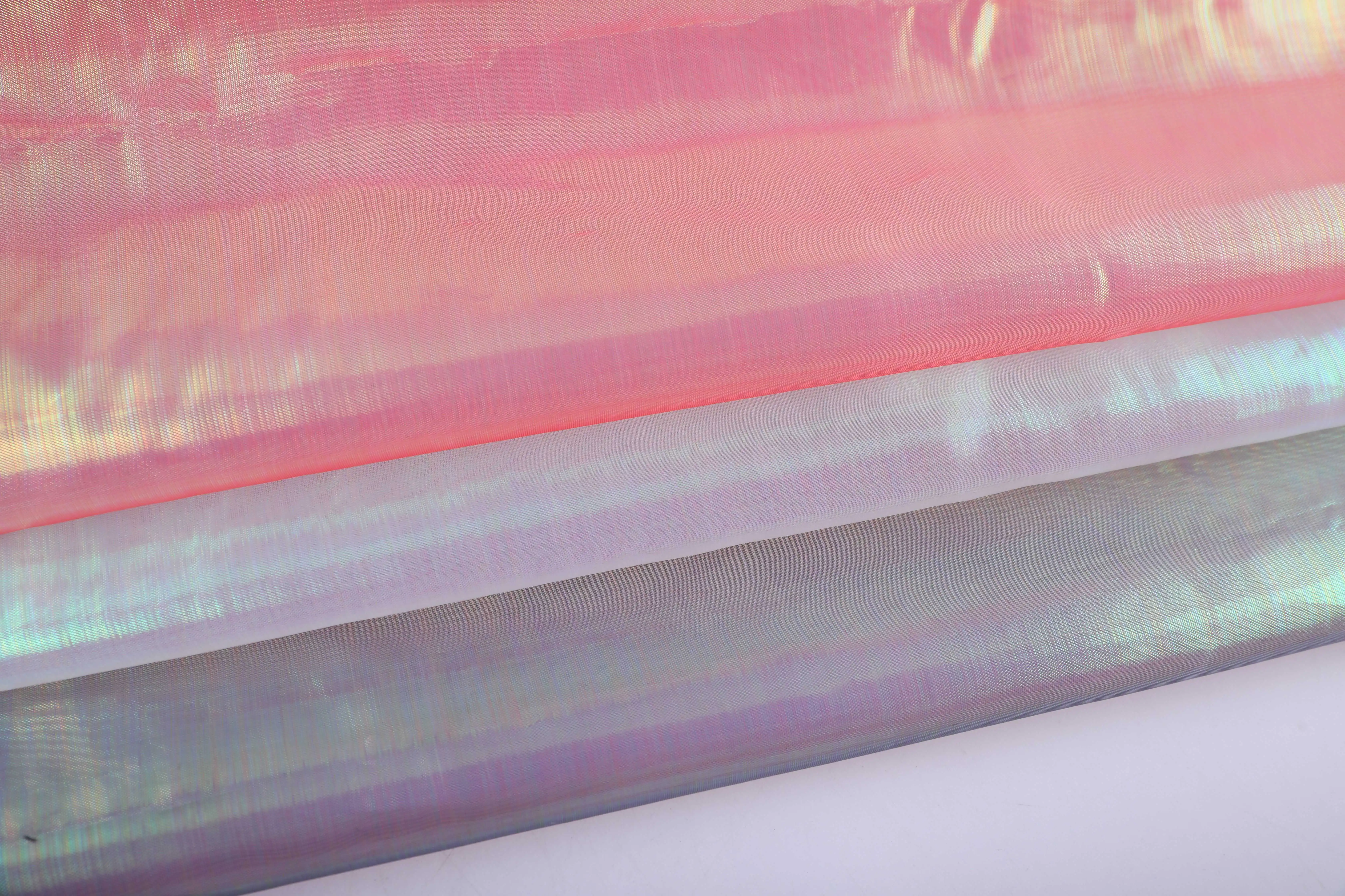 Dream Rainbow Color Fantasy Organza Fabric - Buy Bling Bling Organza ...