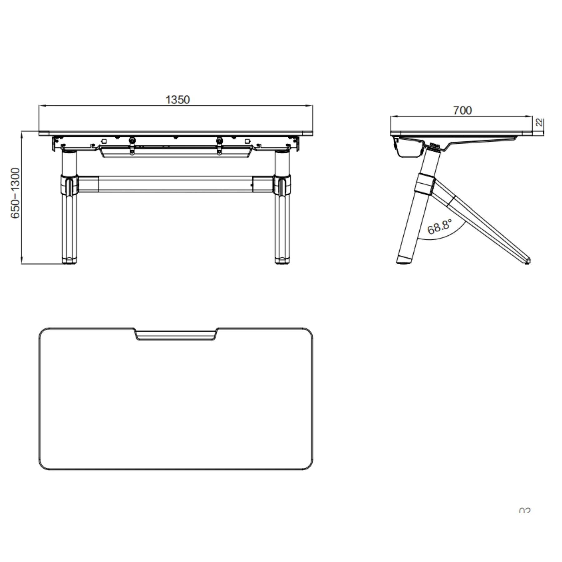 JIECANG Karma Essence - Adjustable Standing Desk for Home