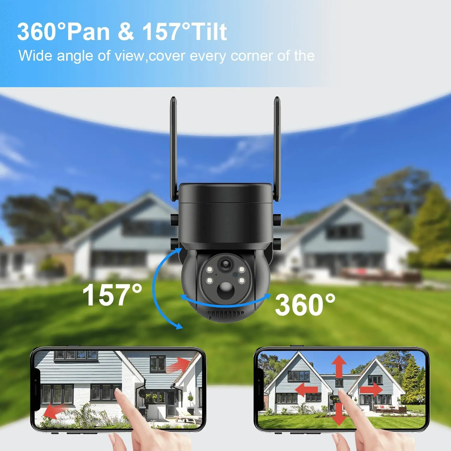 4G Pan Tilt Battery Smart Trail Hunting Outdoor Camera
