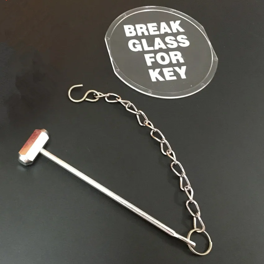 Emergency Hammer for Fire Break Glass Key Box Security Call