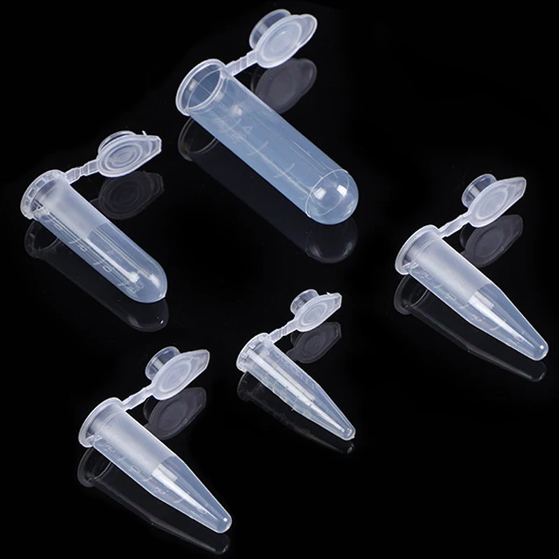 2 Ml Laboratory Test Tube Transparent Press Cap Lab Centrifuge Tube ...