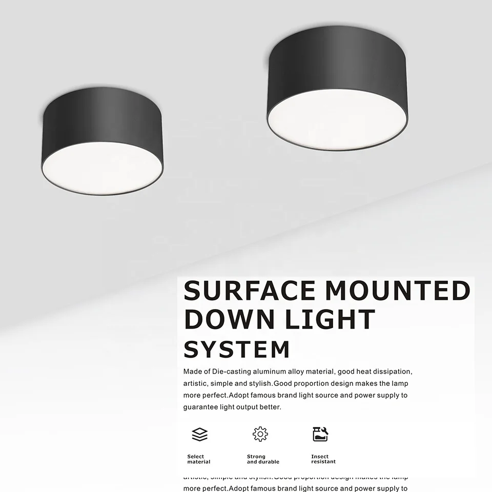 Modern Surface Mounted LED Downlights for Efficient Lighting