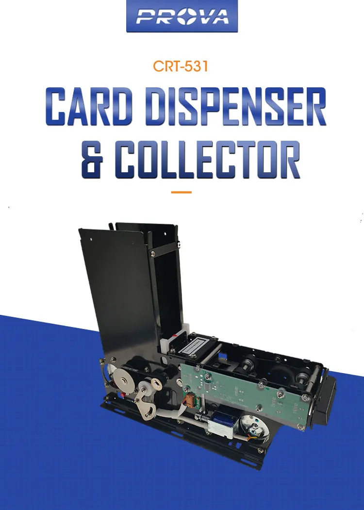 Motorized Card Dispenser CRT-531 - 185pcs Stack Capacity