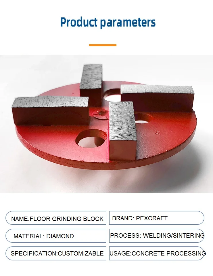 PEX Floor Concrete Grinding Tooling for Sase Machine Grinding Disc ...