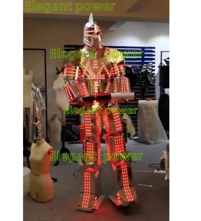 Free Shipping Huge Stilts Walker Robot Led Costume With Rechargeable ...