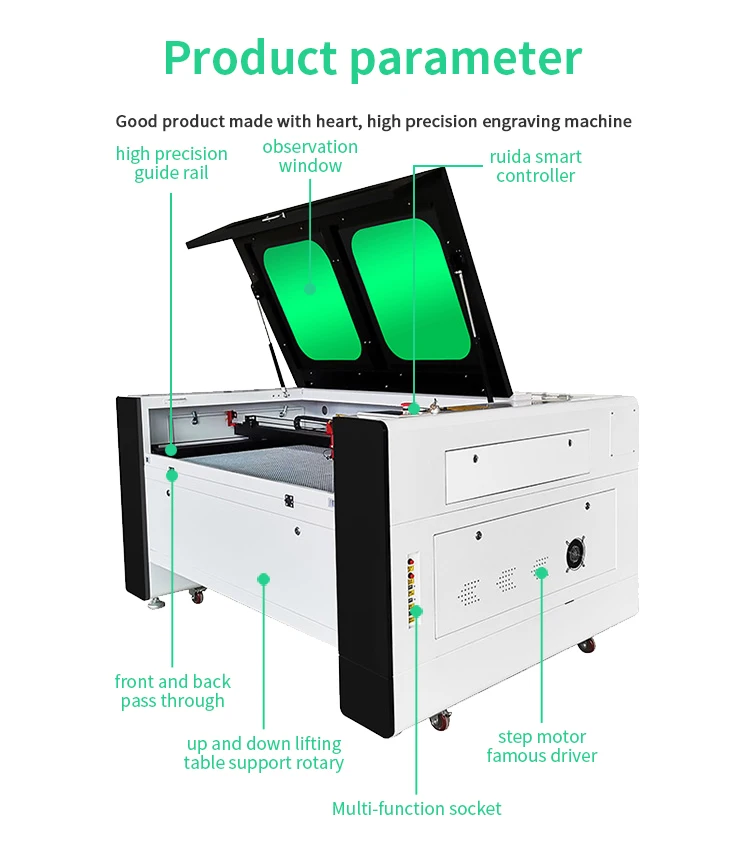 4060 6090 1390 1610 CO2 Laser Engraving Machine - 100W-180W