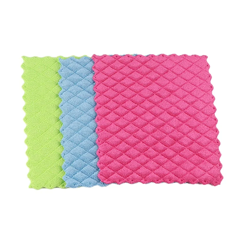 Reusable Disposable Scouring Pad Eco Friendly Plain Kitchen Cloth Dish ...