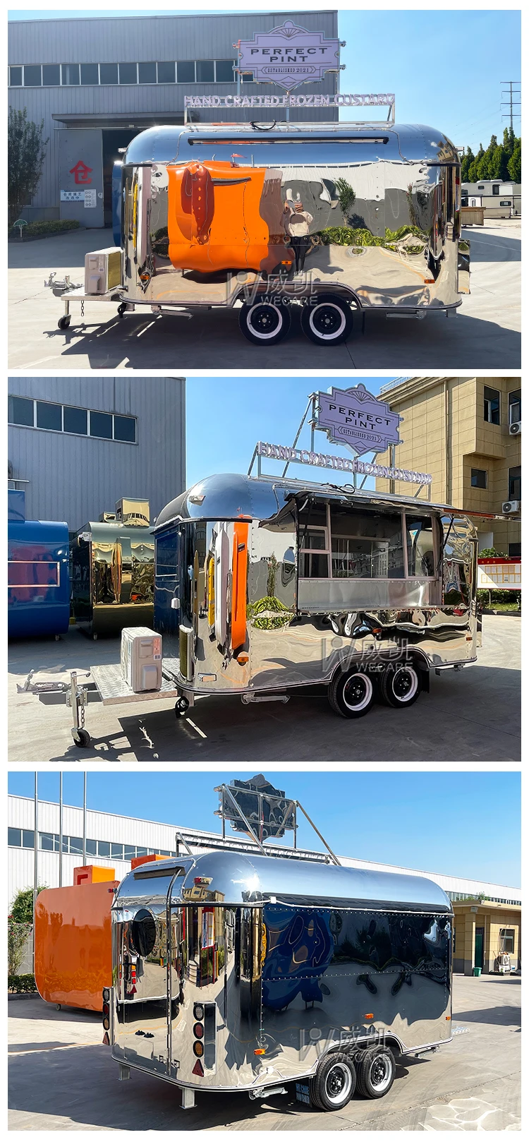 WECARE Custom Airstream Food Truck - Fully Equipped