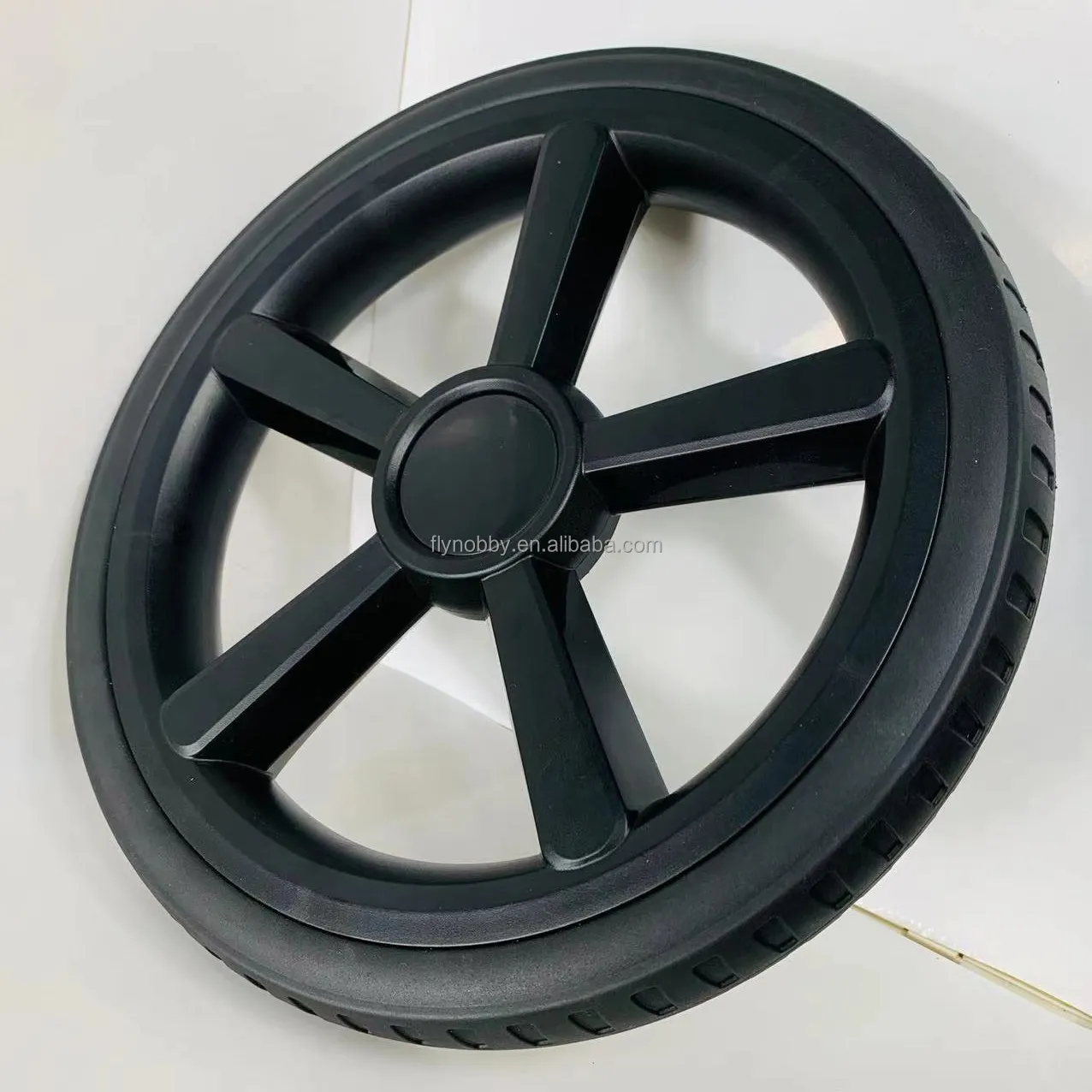 12 Inch Plastic Hub PU Foam Tire Wheel for Shopping Cart