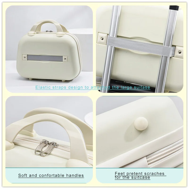 14 Inch Hard Shell Makeup Case - Travel Cosmetic Organizer