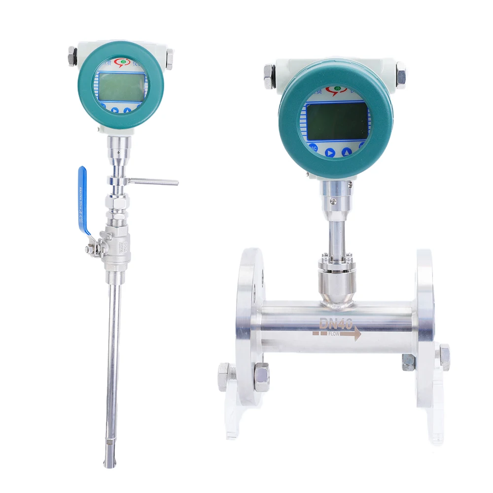 Insertion Thermal Gas Mass Flowmeter JuGuan Thermal Gas Mass Flow Meter Co2 Mass Flowmeter ...