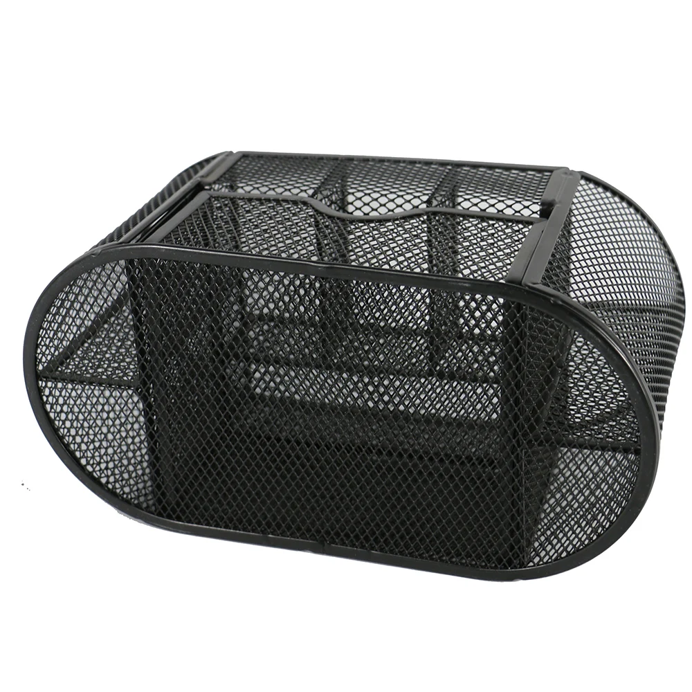 Office Supply White Metal Mesh Table Desktop Office Desk Organizer with ...