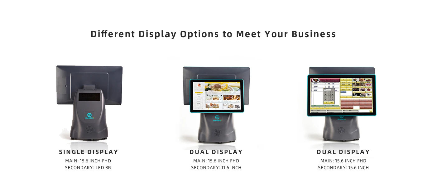 11.6 Inch Dual Screen Smart Android Terminal Pos System Machine With ...