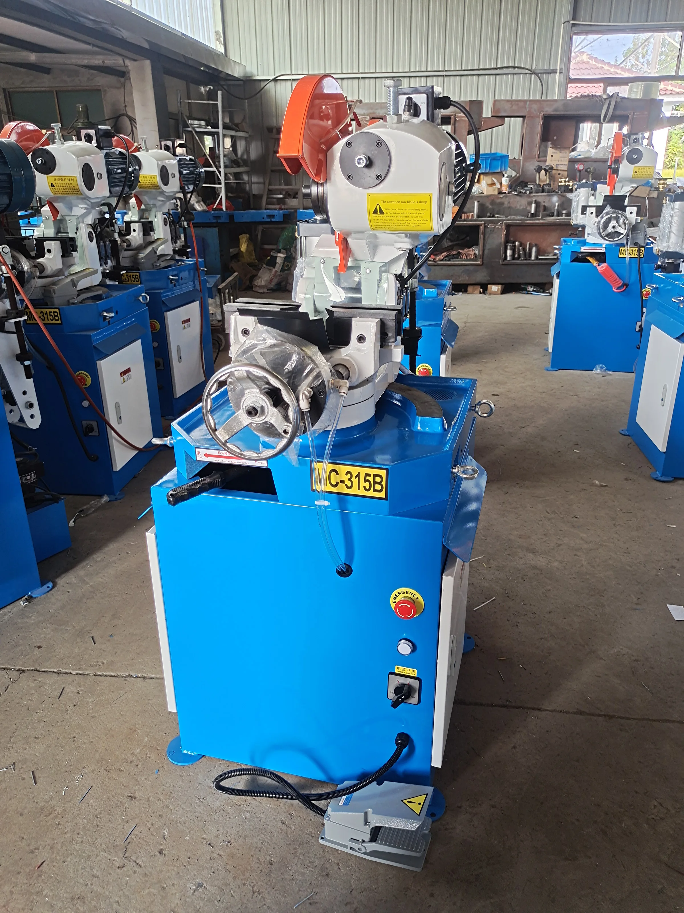 315B Portable Semi-Automatic Steel Pipe Cutting Machine with Motor Saw ...