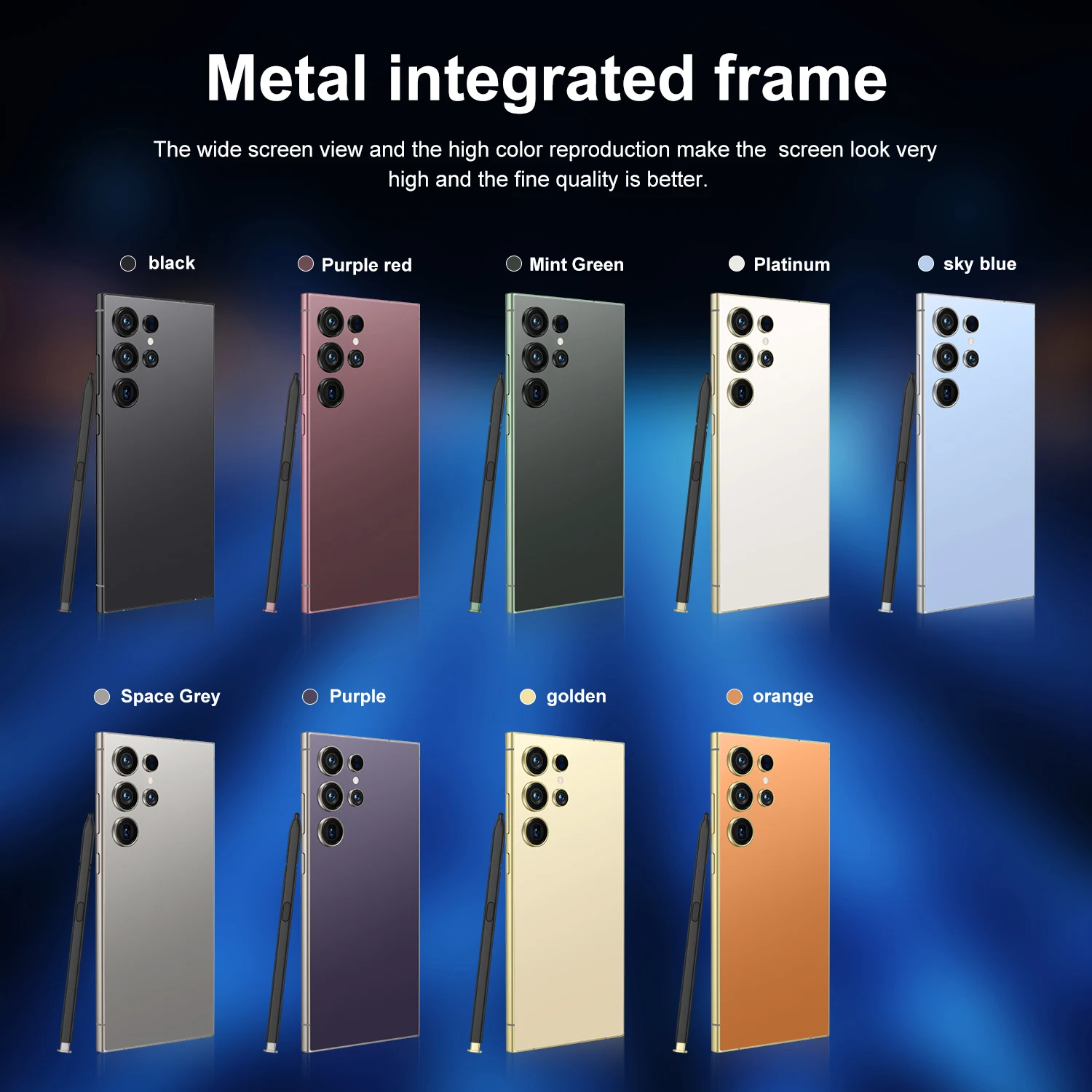 Good Selling Original S25 Ultra+ Mobile Phones Big Screen Android14.0 ...