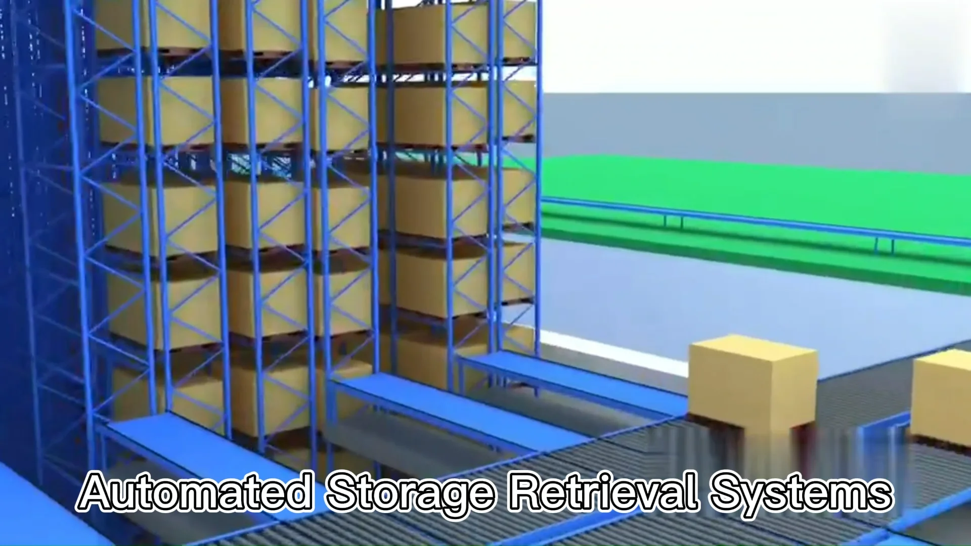 Automatic Storage Racks Asrs Stacker Crane Racking System Customized ...