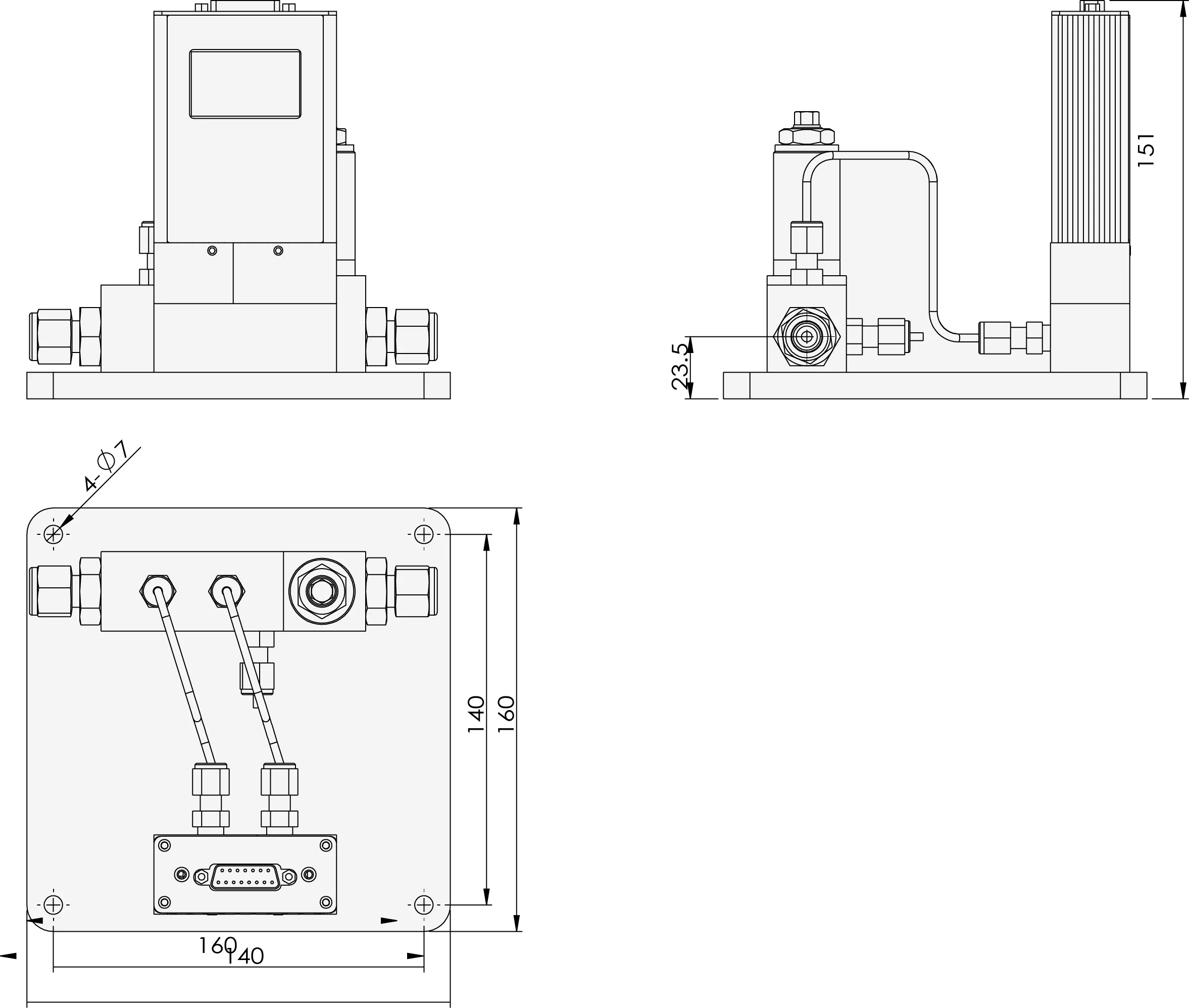 High-temperature Digital Mass Flow Controller - OEM Support