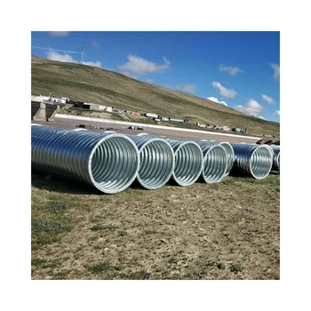 Galvanized Welded Corrugated Steel Culvert Pipe - Buy Galvanized Welded ...