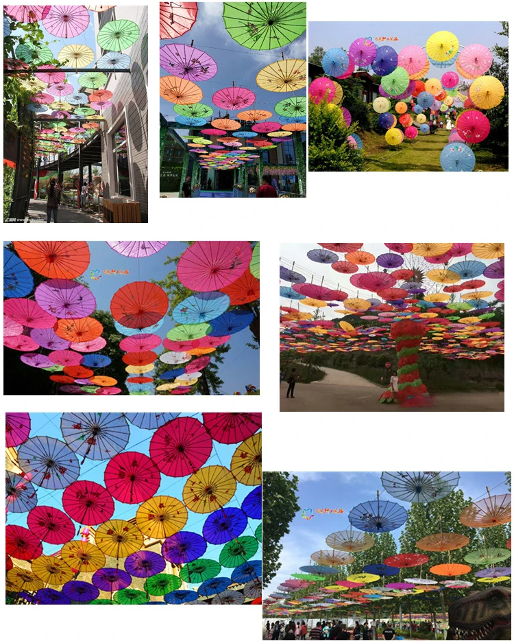 Z910 Chinese Traditional Parasol DIY Kids Oil Paper Umbrella