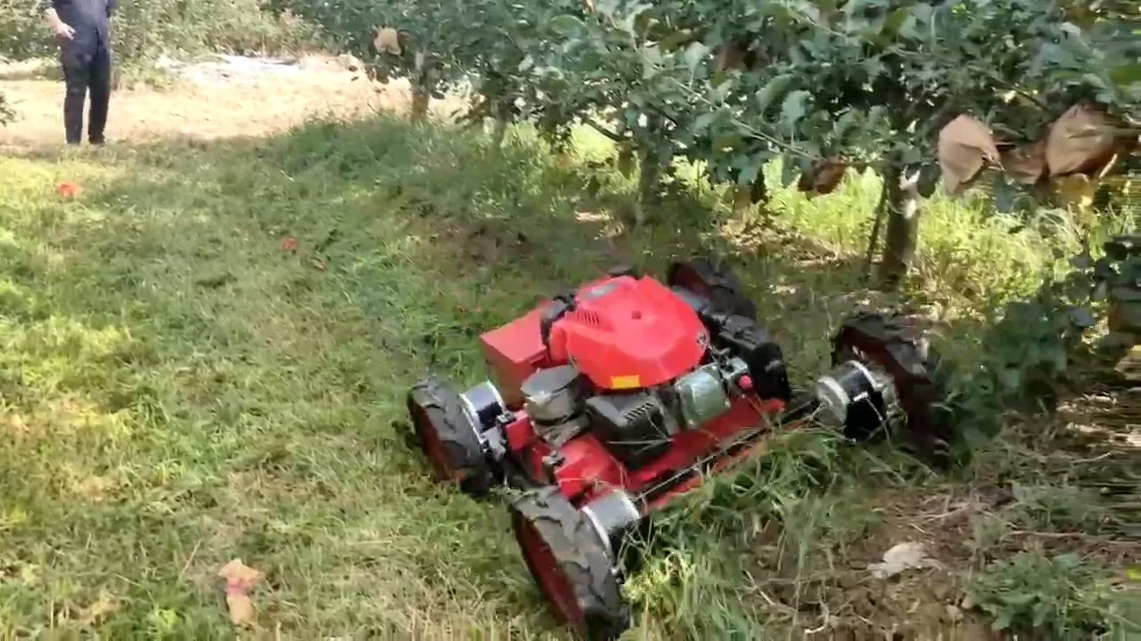Bush Cutter Machine 400m Remote Controlled Lawnmower - Buy High Quality ...