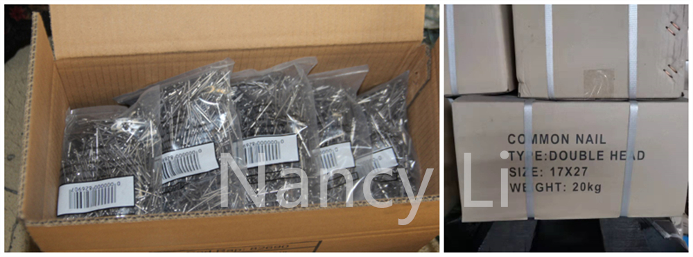 17x27 Bright Duplex Nails Galvanized Scaffolding Nails Polished Double ...